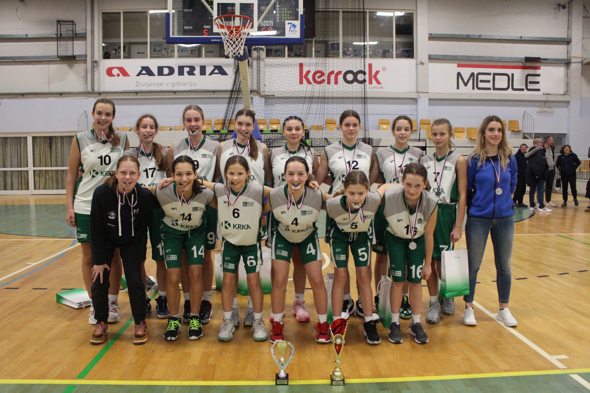 PRVO IN DRUGO MESTO ŽKK KRKA NA TRADICIONALNEM BOŽIČNO – NOVOLETNEM KOŠARKARSKEM TURNIRJU ...